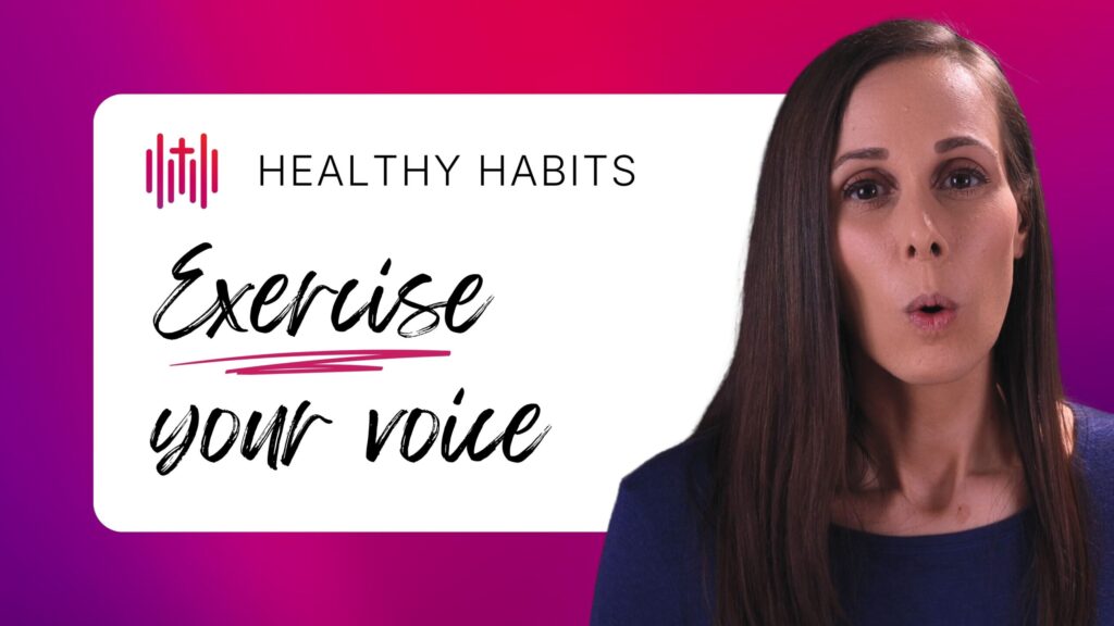 Exercise Your Voice - Vocal Health Tips - Worship Vocalist