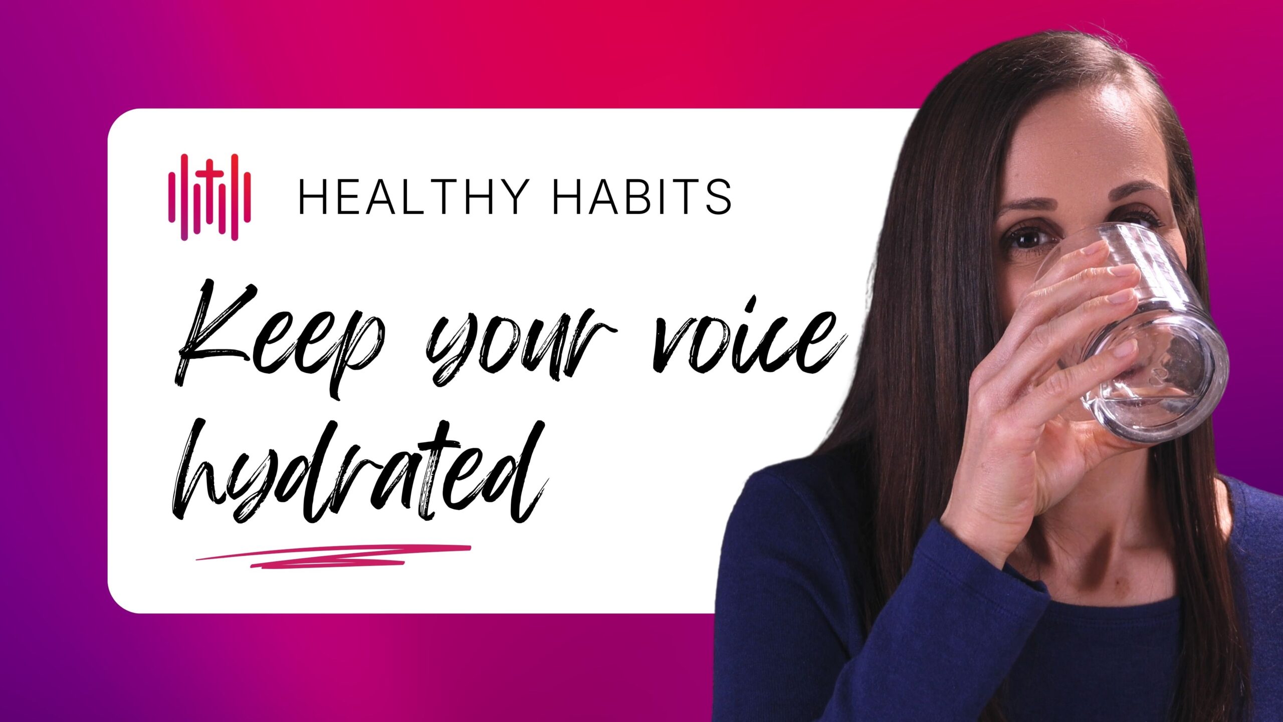 Keep Your Voice Hydrated - Vocal Health Tips - Worship Vocalist